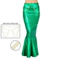 Syncfun Mermaid Costume for Women, Metallic Hologram Shiny Mermaid ...