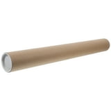 LEXSOMEO Mailing Tube Cardboard Poster Tube with Cap for Shipping and ...