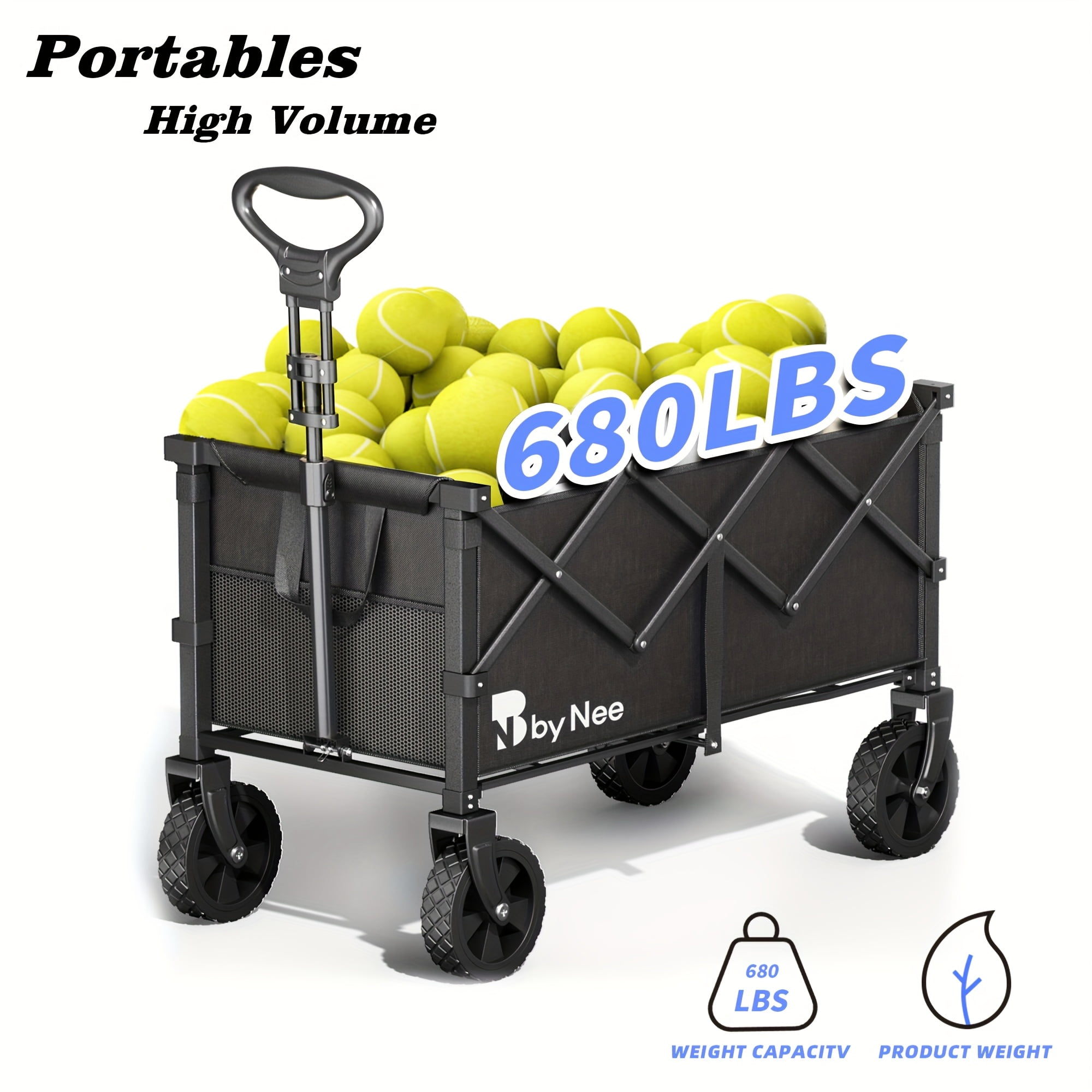 Click here for Amlldu Heavy Duty Collapsible Cart With All-Terrai... prices