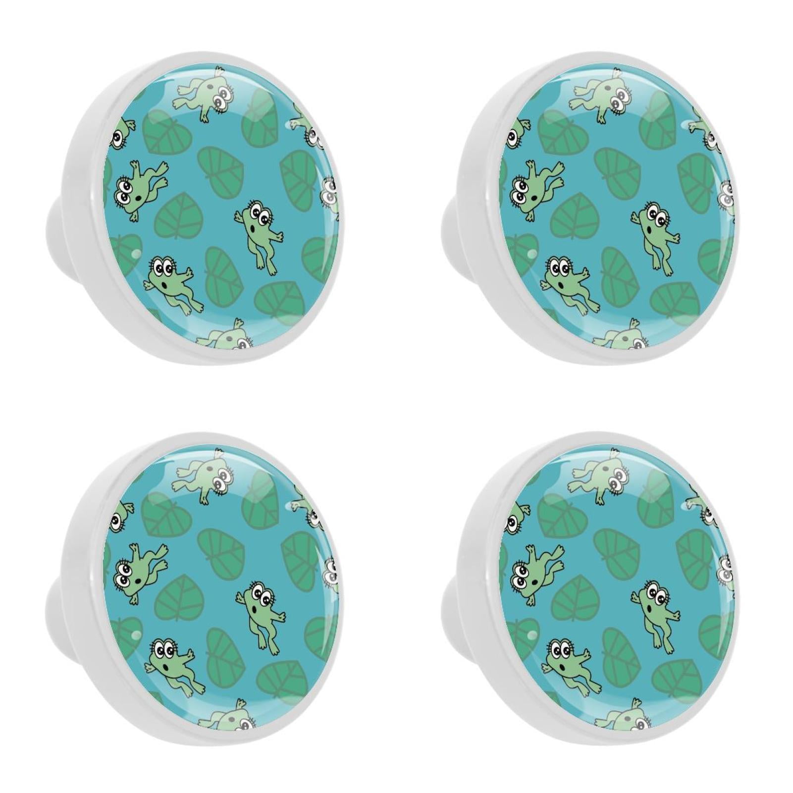 4 Pcs Cartoon Frog Knobs for Kitchen Cabinet Cupboard Dresser Bookcase ...