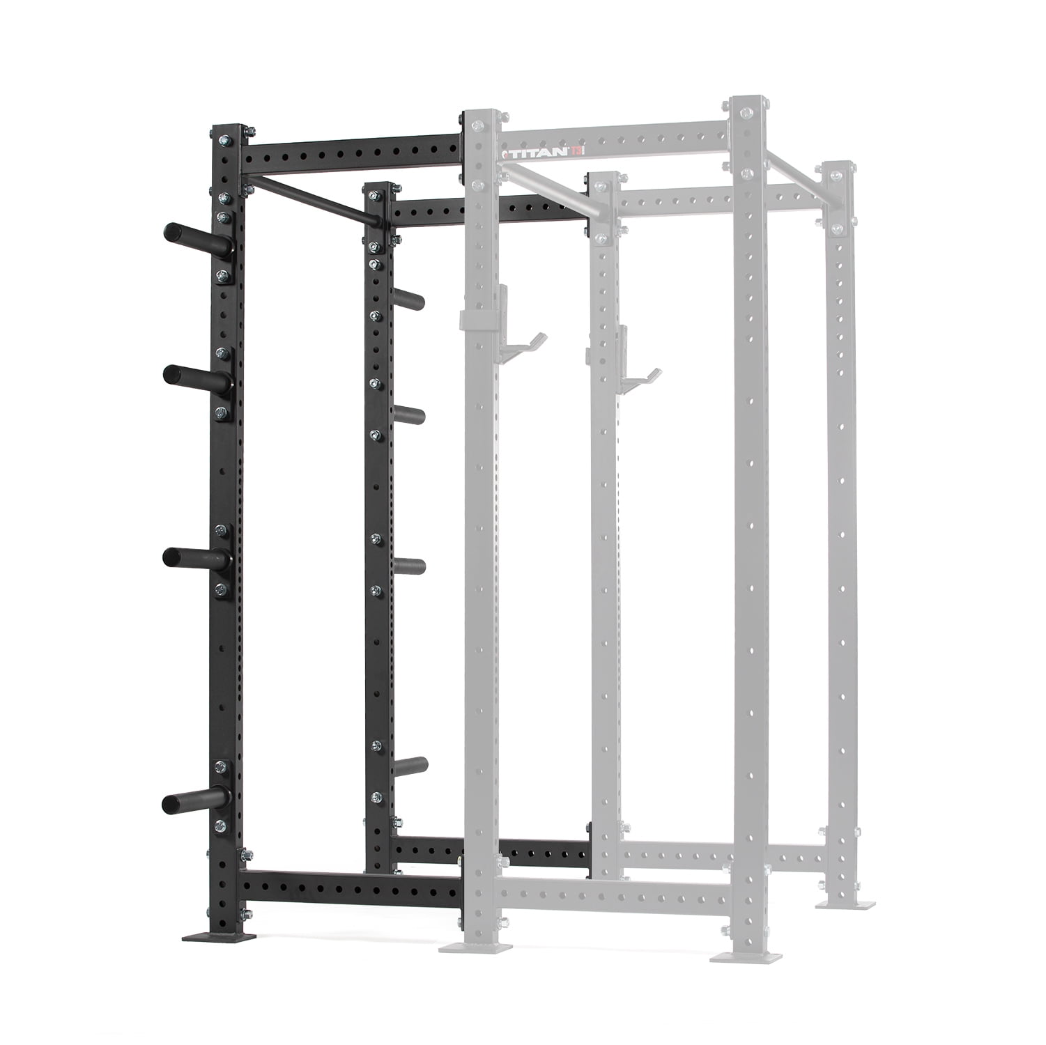 Titan Fitness T-3 Series Black Short 24in Depth Power Rack Extension ...