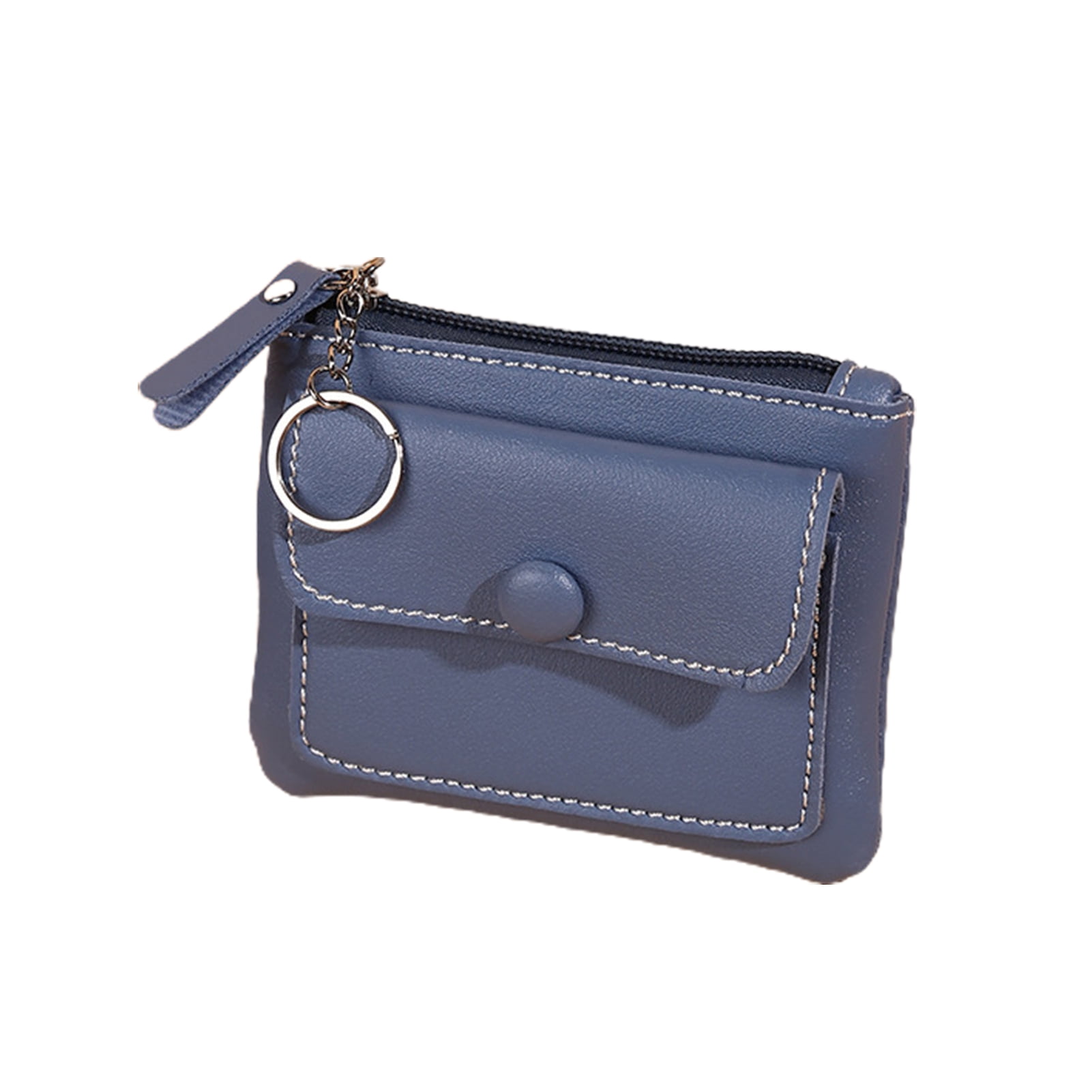 Yesbay Coin Purse Short Two Pockets Large Capacity Zipper Closure Coins ...