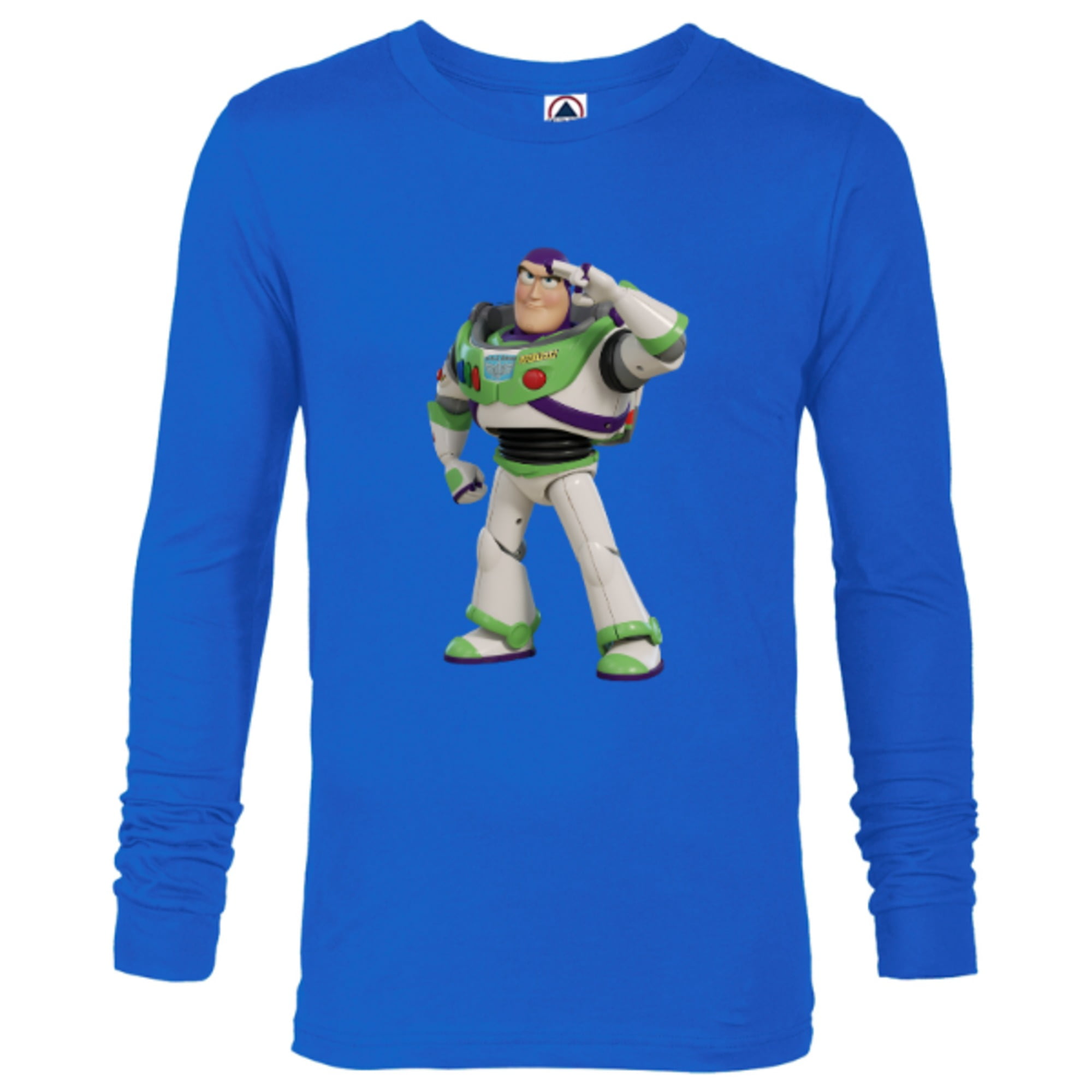 Disney Pixar Toy Story 4 Buzz Lightyear Hero Salute T-Shirt - Long ...