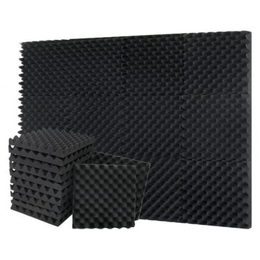 Walmart 12 Pack Acoustic Panels, Noise Reduction Soundproofing Wall ...