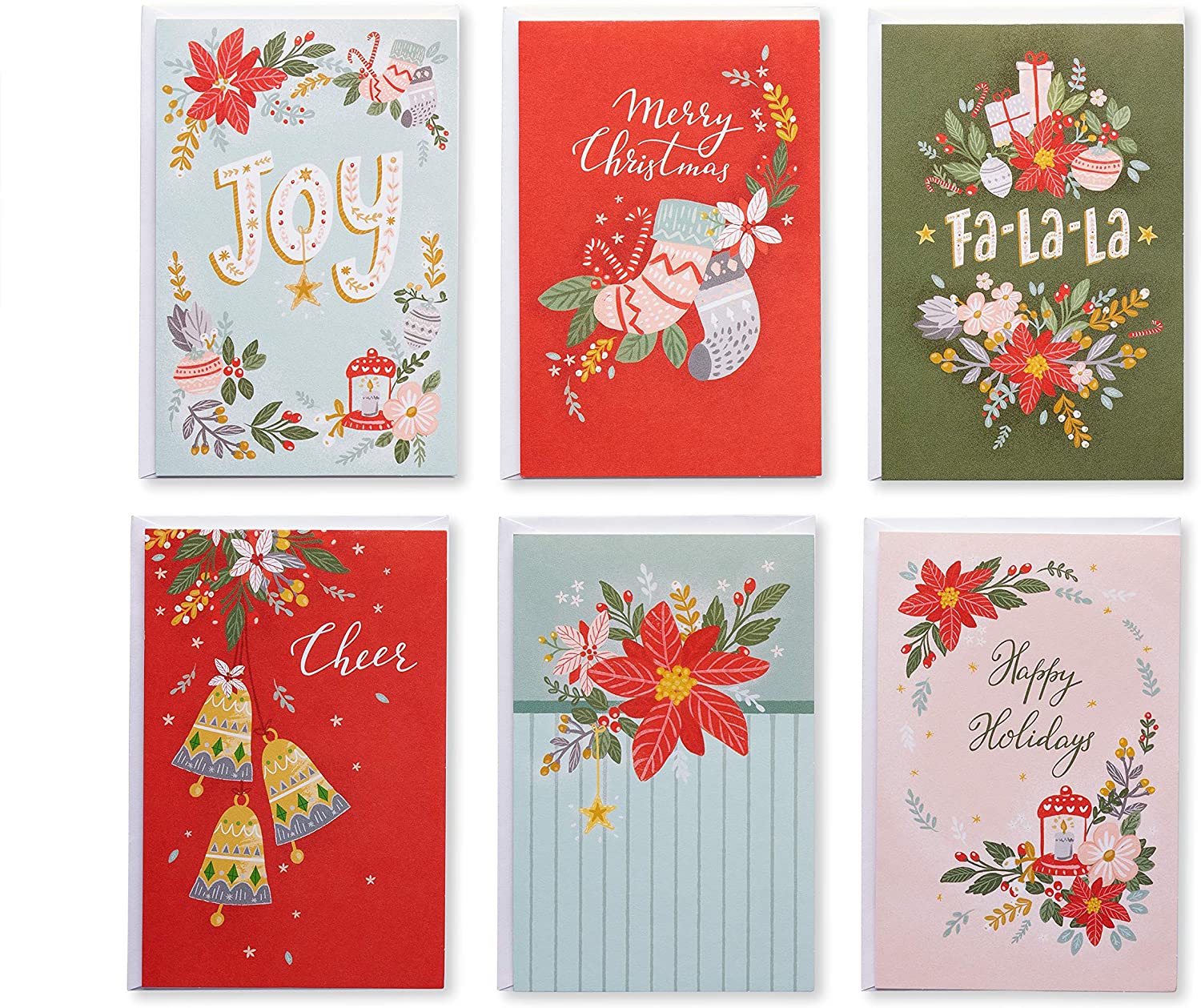 American Greetings Holiday Card Bundle, Bulk Blank Variety (48-Count ...