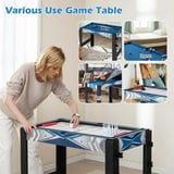 Costway 6-In-1 Combo Game Table with Pool, Basketball, Billiards, Ping ...