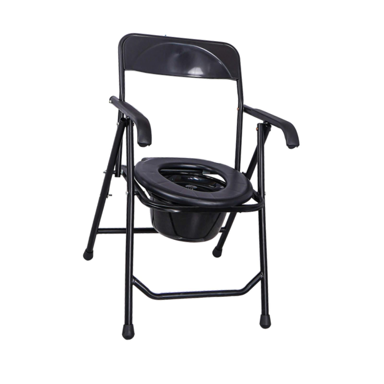 Silla de inodoro plegable multiusos para adultos, asiento de inodoro ...