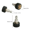 Easy Connection M22 Thread 14mm Adapter Converter for Pressure Washer ...