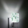 Abstract Watercolor Art Plug-in LED Night Lights White Lemon Green Auto ...