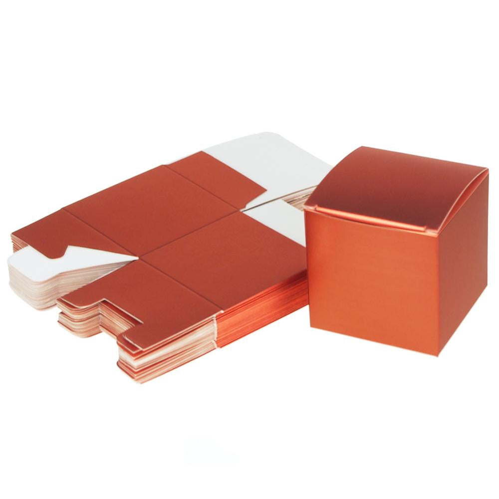 Cube Paper Gift Boxes, 3-Inch, 24-Piece, Coral - Walmart.com