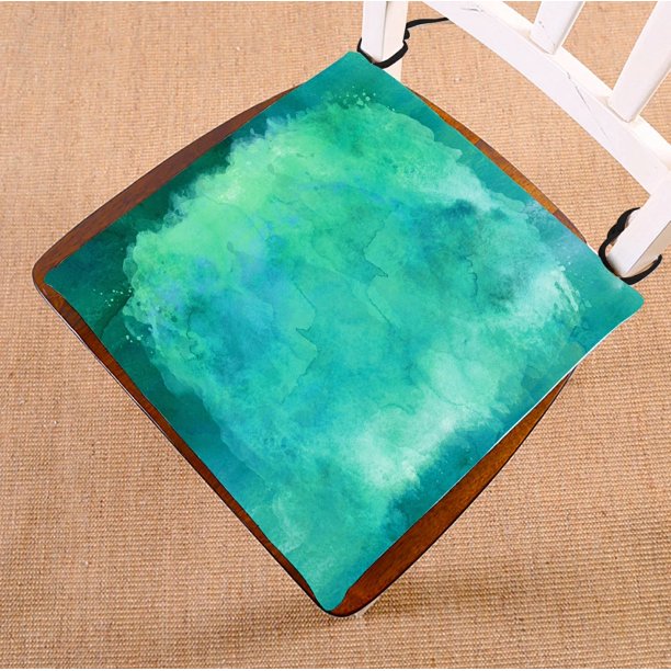 EREHome Blue Green Aqua Teal Turquoise Paper seat pad chair pads seat ...