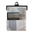 Mainstays 14 Piece Fabric Shower Curtain Set Peva Liner And Hooks