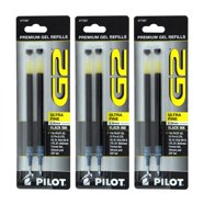 4 PACKS-8 REFILLS: Pilot G2 Gel Ink Refill, 2-Pack for Rolling Ball ...