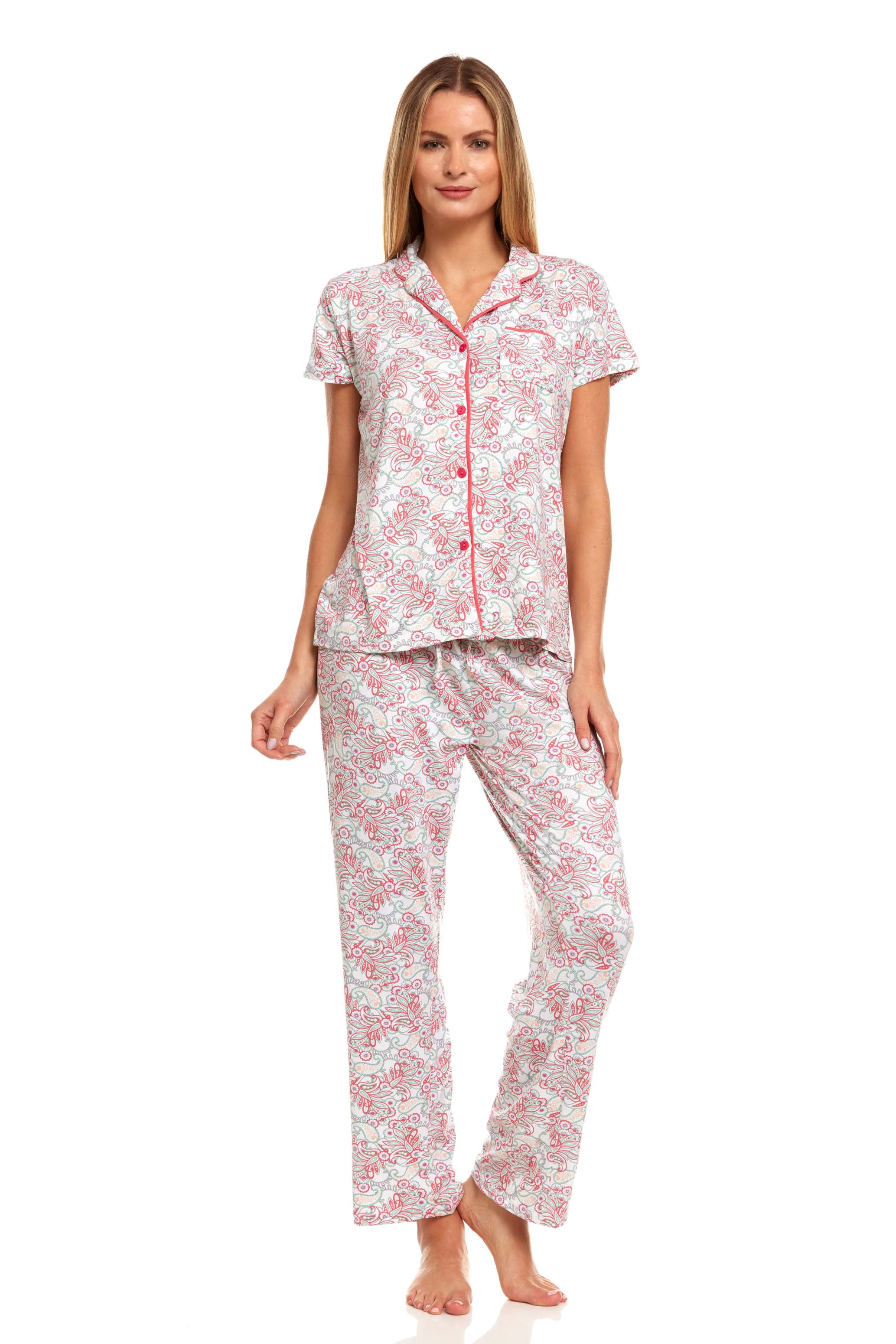 Premiere Fashion Womens Sleepwear Pajamas Set Woman Short Sleeve Premiere Fashion Womens Sleepwear Pajamas Set Woman Short Sleeve