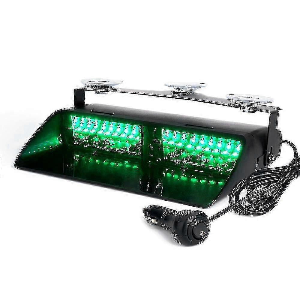 Green 16 LED High Intensity LED Strobe Lights, 9 Flashing Modes Law ...