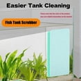 3 Packs Aquarium Limescale Remover, Dual-Action Fish Tank Glass Scraper ...