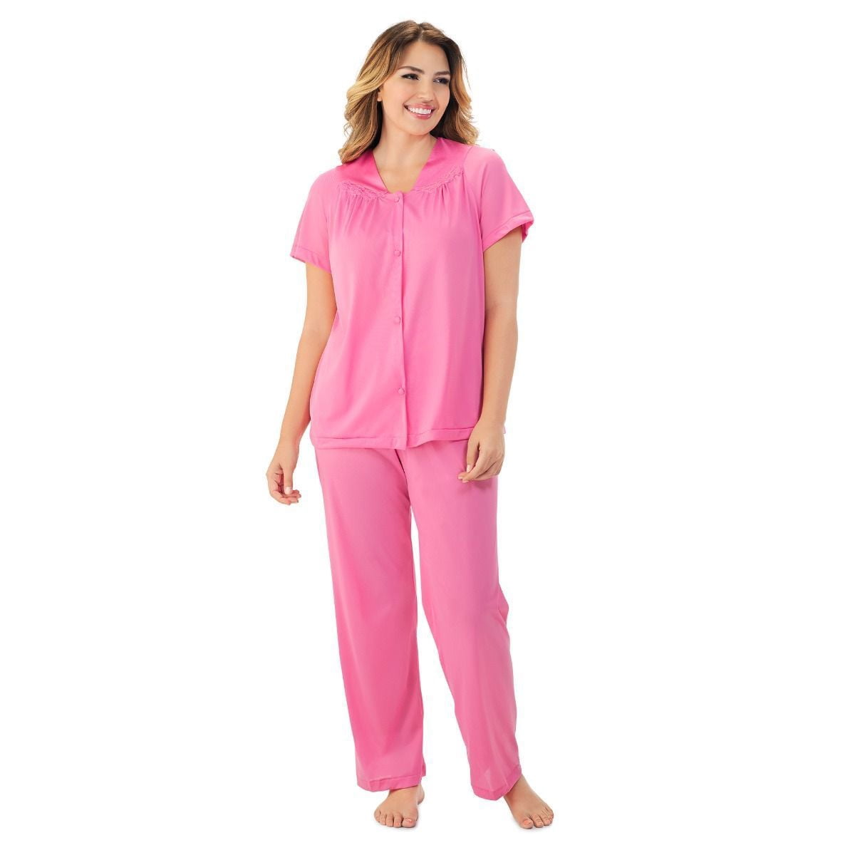 Exquisite Form - Women's Short Sleeve Pajama - Style 90107 - Walmart.com