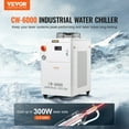 VEVOR Industrial Water Chiller, CW6000, 1500W Industrial Water Cooler ...