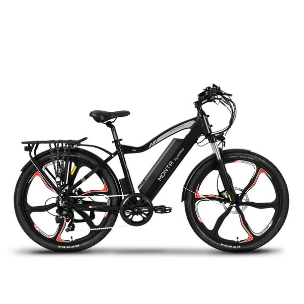 Emmo Monta Pro Electric Mountain Bike - Scooter - 48V 500W - Black ...