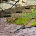 63'' Bow Rake Heavy Duty Garden Rake with Stainless Steel Handle, Tines ...