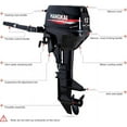 Miumaeov Outboard Boat Motor, 12HP 2 Stroke Outboard Motor Fishing Boat Engine CDI System Water ...