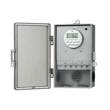 BN-LINK Pool Pump Timer Outdoor Timer Box, Heavy Duty 24Hr Programmable ...