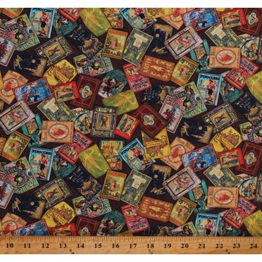 Cotton Library Books Classics Authentic Antique-look Book Covers ...