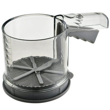 Scoop and Sift Flour Sifter in White/Blue - Walmart.com