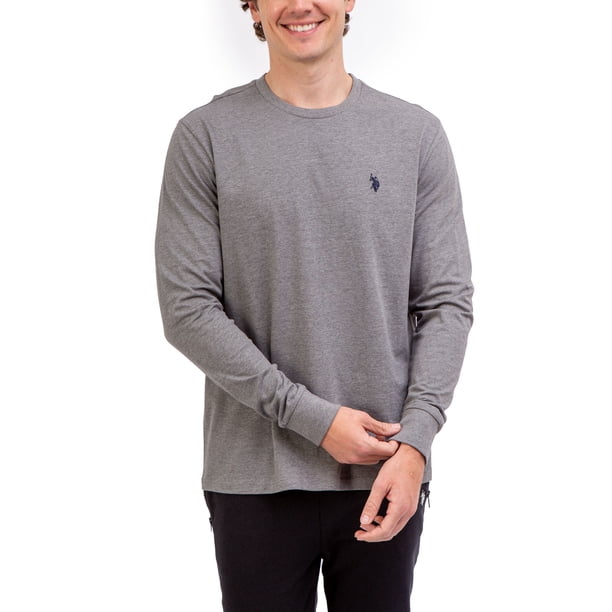 U.S. Polo Assn. Men's Long Sleeve Crew Tee - Walmart.com