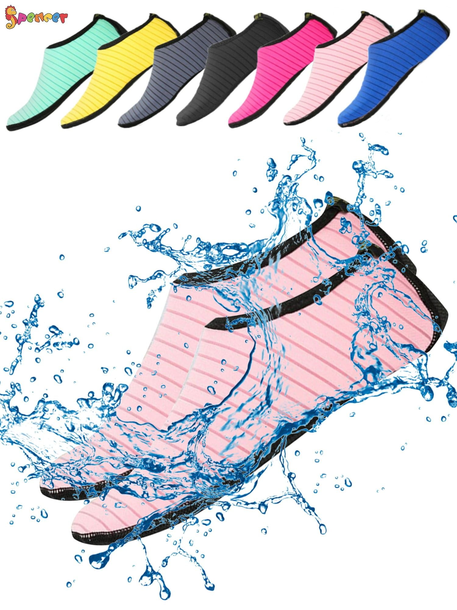 Spencer Men Women Barefoot Water Skin Shoes Quick-Dry Aqua Strip Bench ...