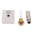 MK10 Hotend M7 Thread Aluminum Heater Block 3D Printer Hotend Nozzle ...