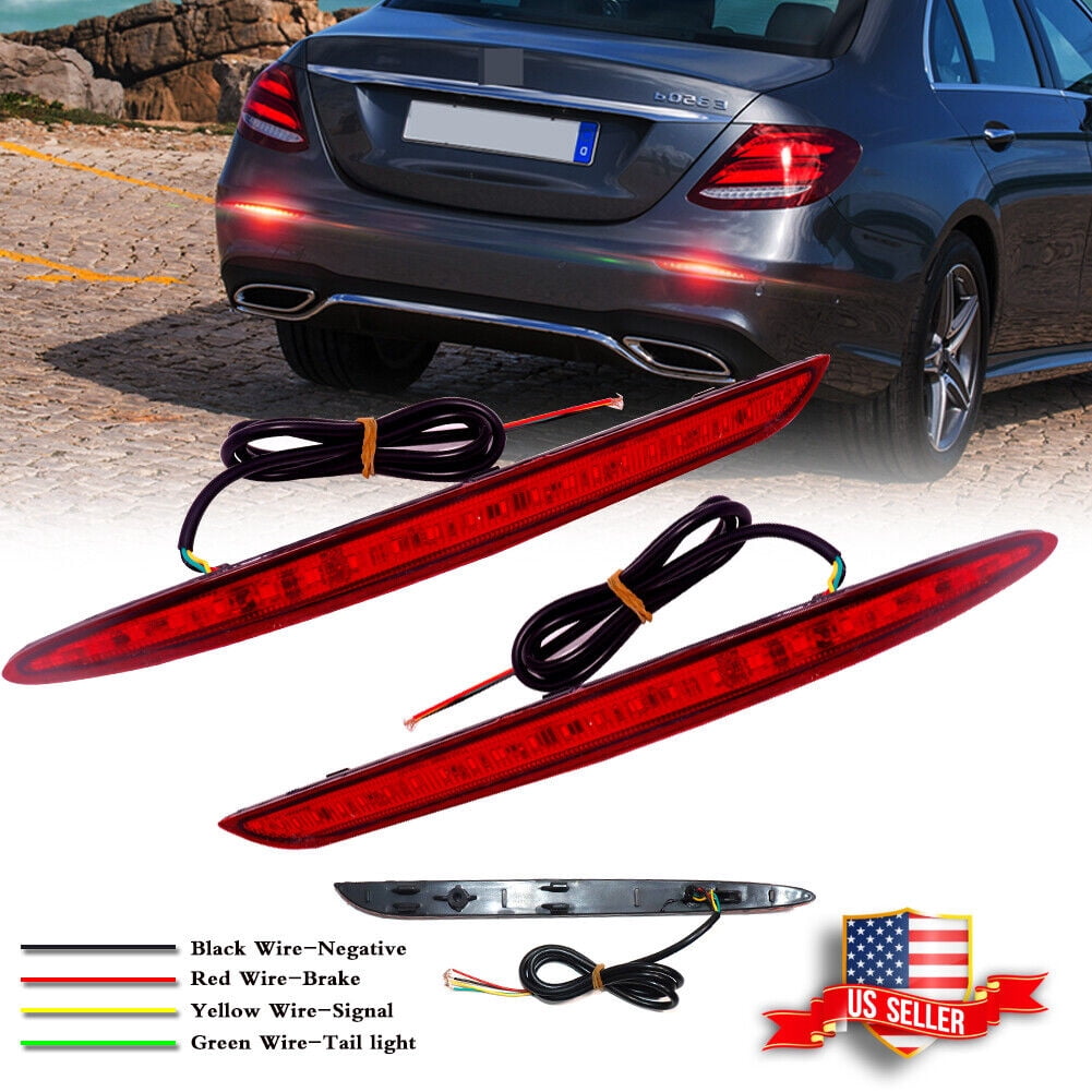 GTINTHEBOX 1Set Red Lens w/Sequential Signal Rear Brake Lights For 2016 ...