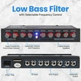 5 Bands Graphic Equalizer with SUB Volume Adjustable for Subwoofer ...