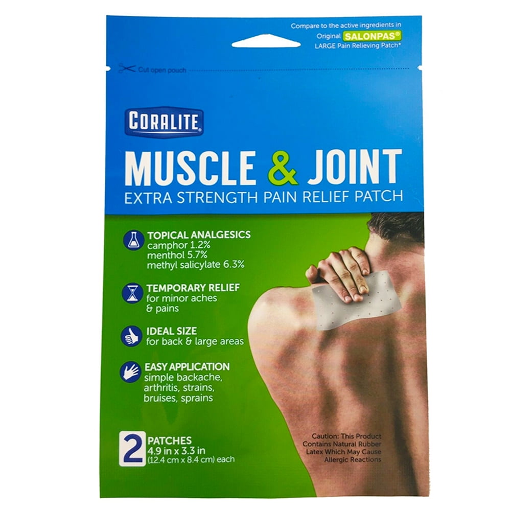 12 Pain Relief Patches Arthritis Back Waist Muscle Joint Shoulder ...