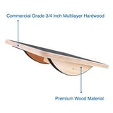 Free Shipping! StrongTek Wooden Balance Board 17.5 inch Rocker Board ...