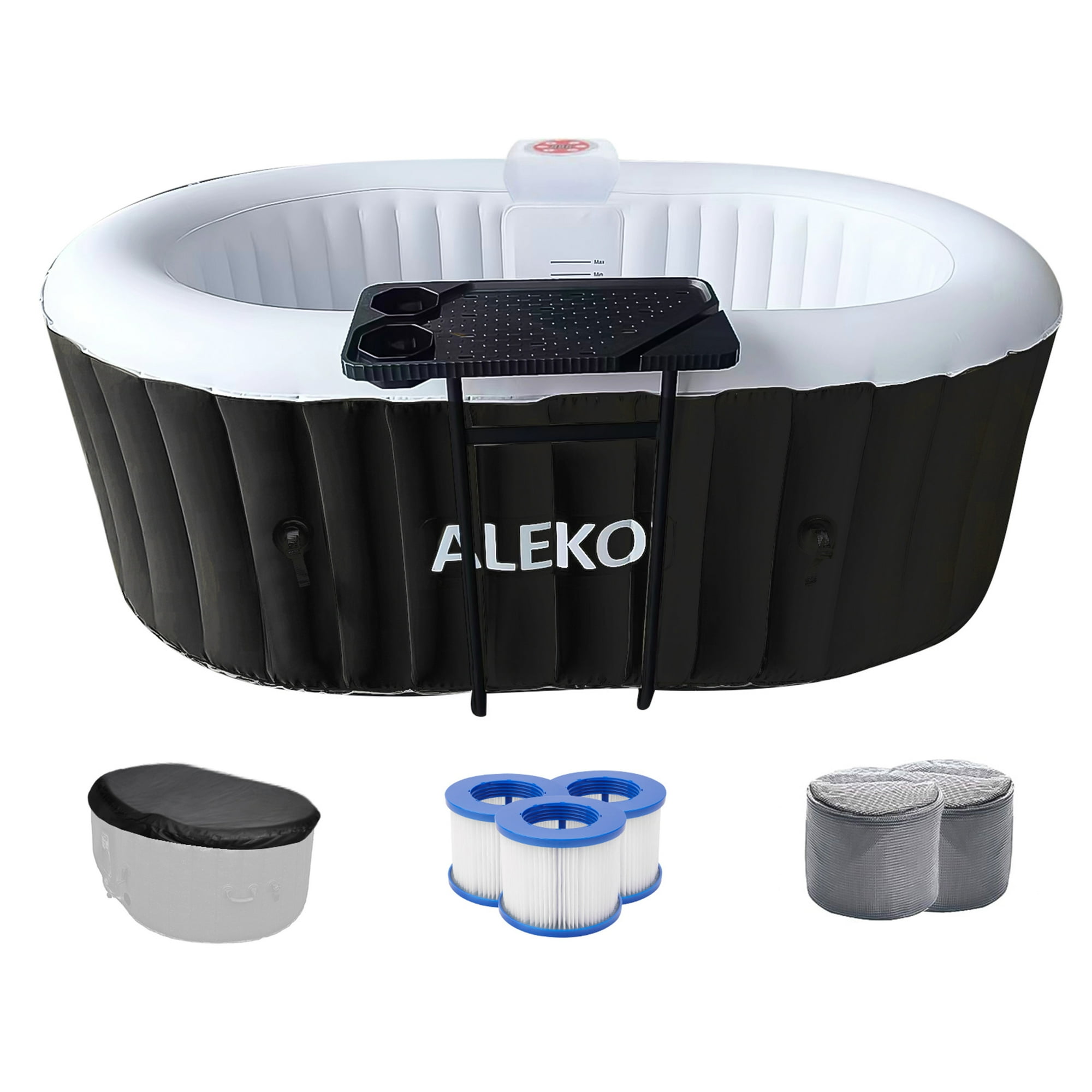 Click here for Aleko Inflatable 2 Prs Hot Tub 145 Gallons 100 Bub... prices