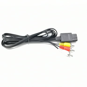 RUITROLIKER 6ft AV TV S Video AV Cable for Gamecube SNES NGC N64 ...
