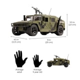 Vokodo Military Humvee Truck Friction Powered With Lights And Sounds ...