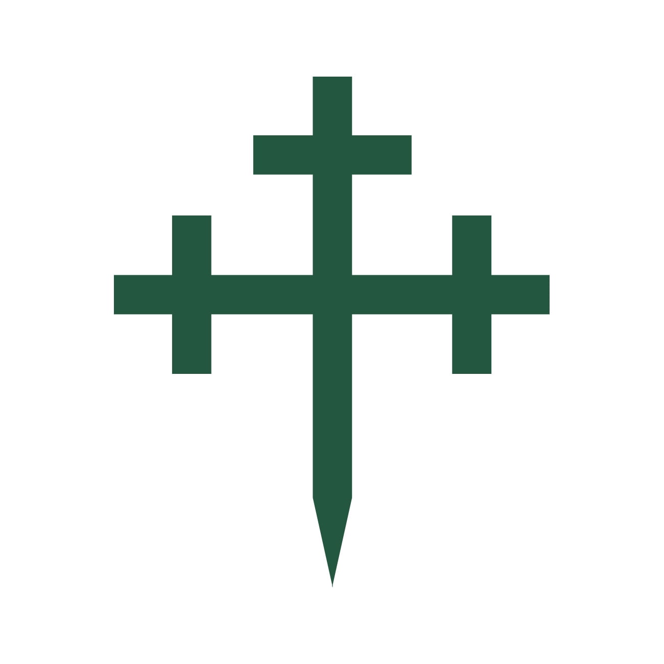 Cross Crosslet Fitchy Sticker Decal Die Cut - Self Adhesive Vinyl ...