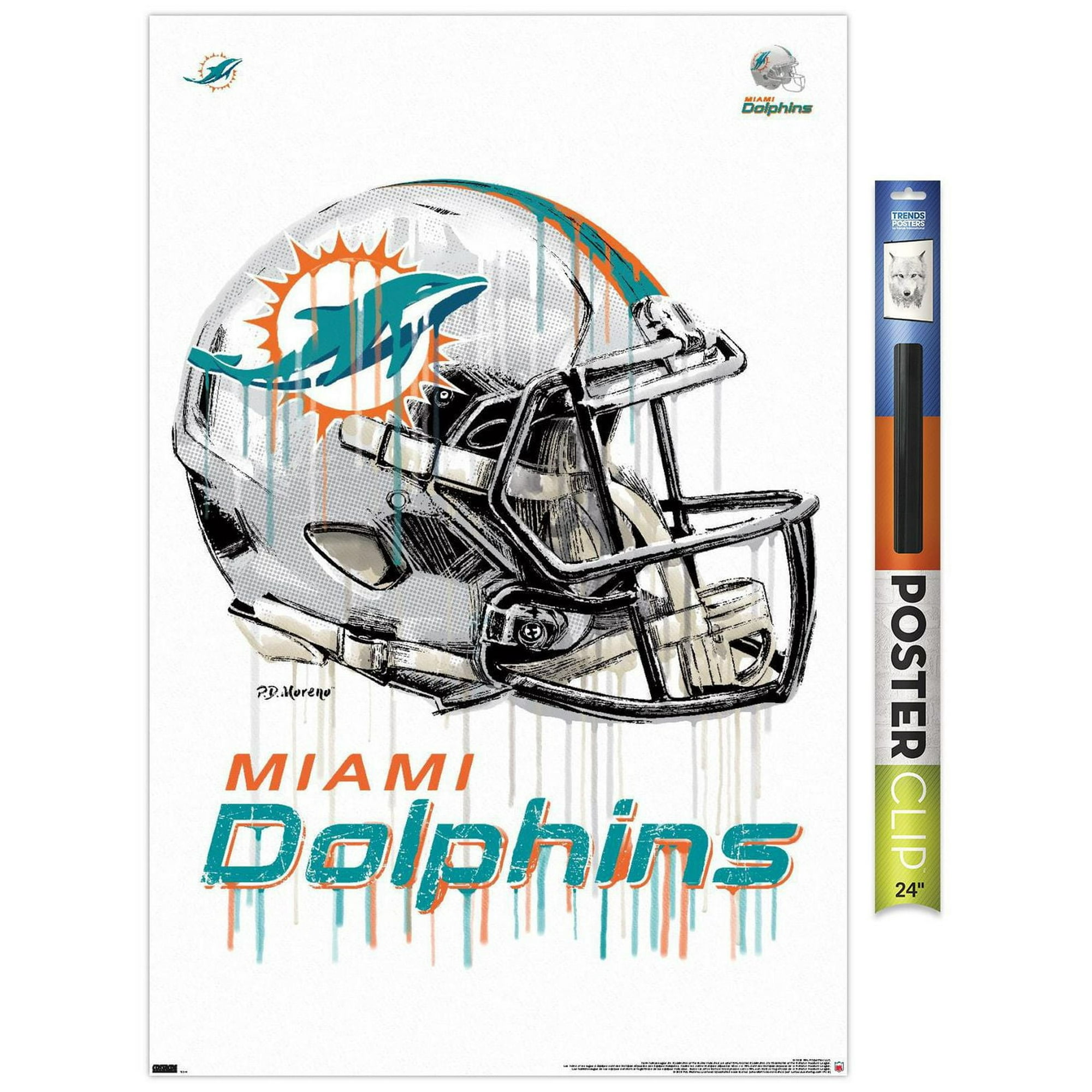 Click here for Trends International Nfl Miami Dolphins - Drip Hel... prices