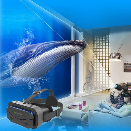 Flywake Head Mounted 3D HD VR Glasses 360 ° Virtual Reality Game Video ...