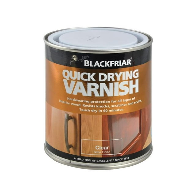 Blackfriar - Quick Drying Duratough Interior Varnish Clear Satin 250ml ...