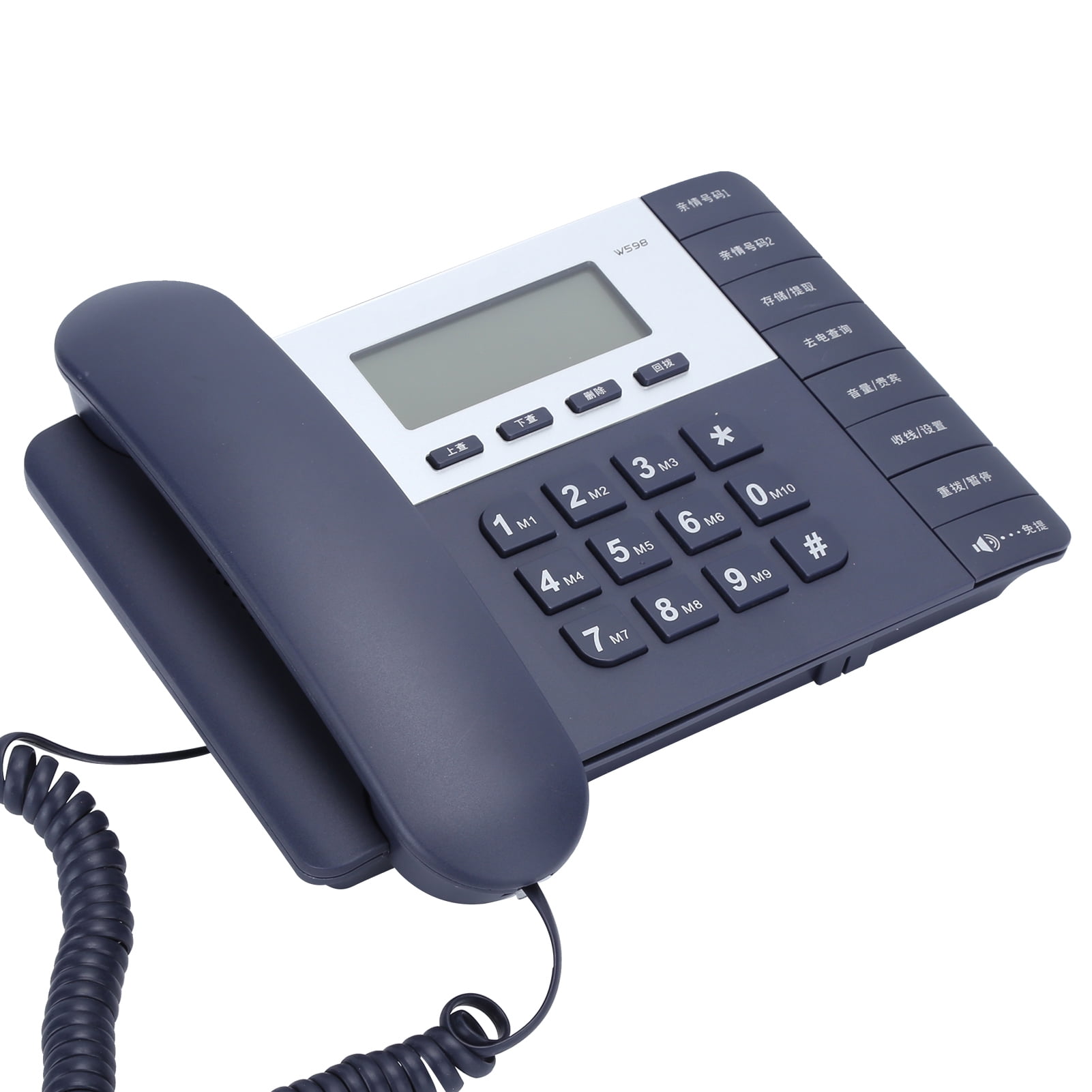 Herwey Fixed Landline Phone,Home Landline Phone Wired Telephone Desk ...
