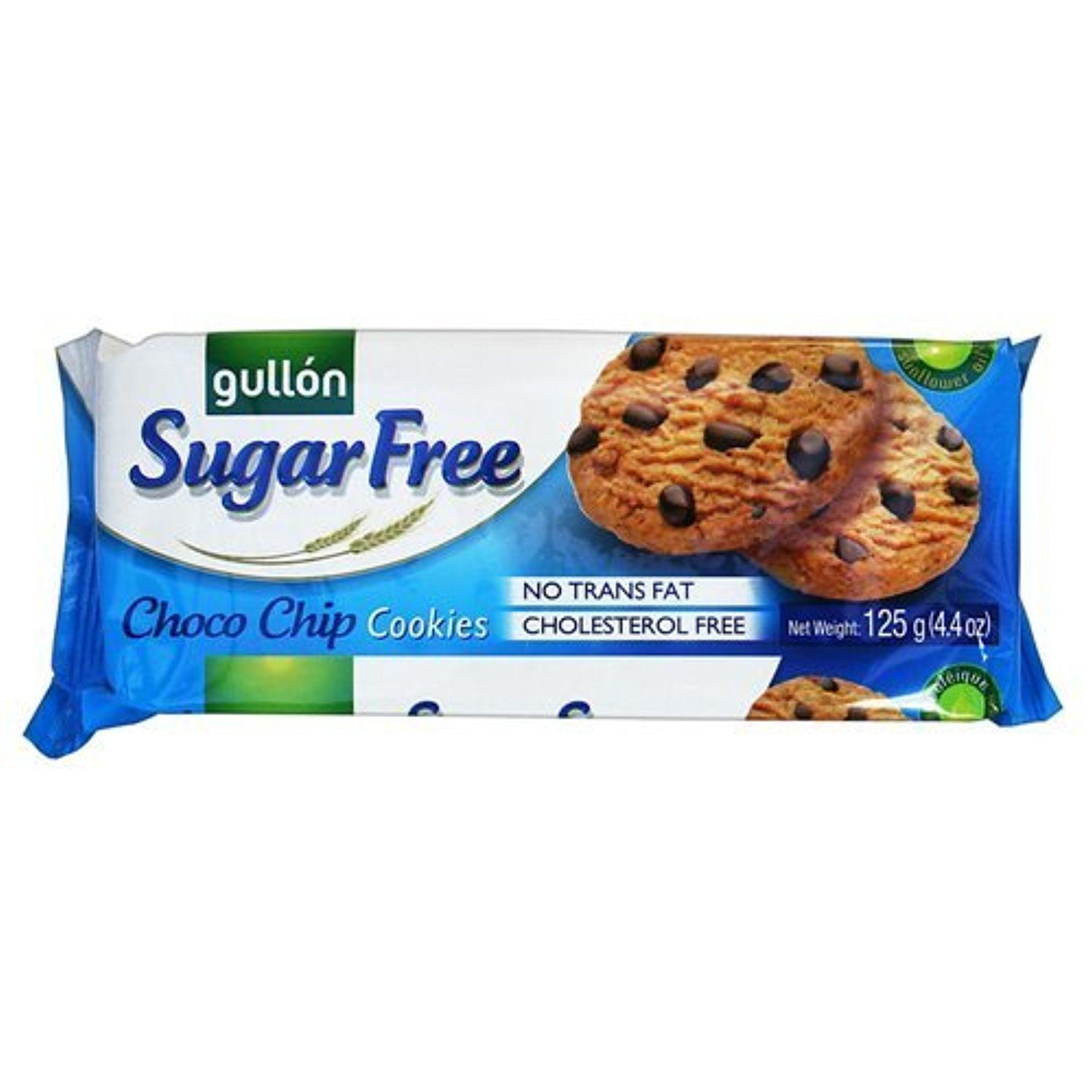 Gullon Sugar Free Choco Chip Cookies 44 Oz125 G