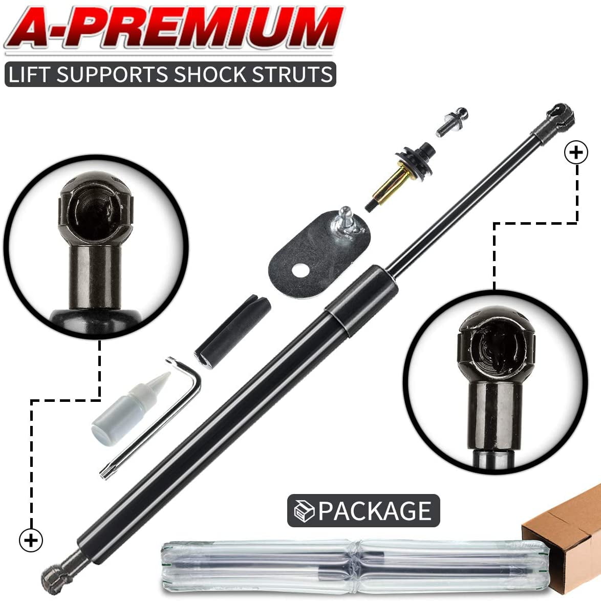 A-Premium Tailgate Assist Shock Strut Replacement for Ford F-150 1997 ...