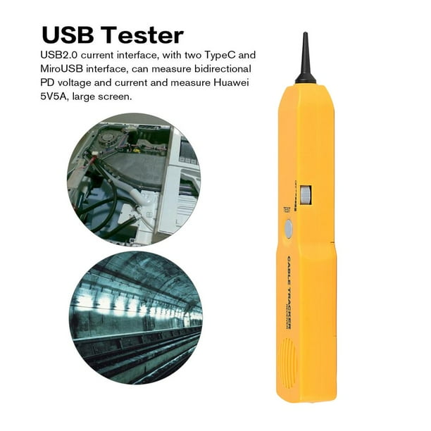 RJ11 Network Telephone Wire Cable Tester Toner Tracker Diagnose Tone ...