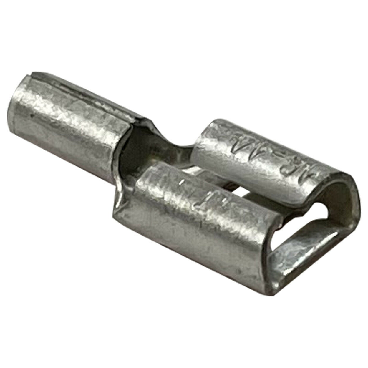 (100) Non-Insulated 16-14 Gauge Female Quick Disconnect Connector .250 ...