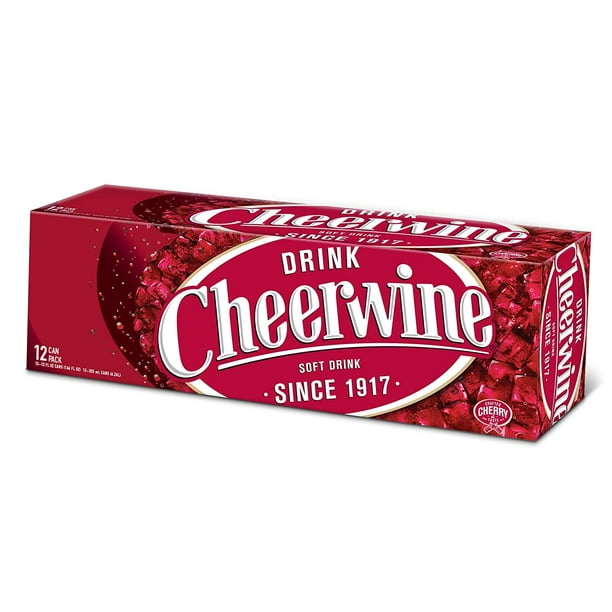 Cheerwine Cherry Fridge Pack Soft Drink, 12 Ounce (12 Cans) - Walmart ...