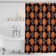 66x72 Inch Shower Curtains for Bathroom, Basketball Sports Fabric Bath ...