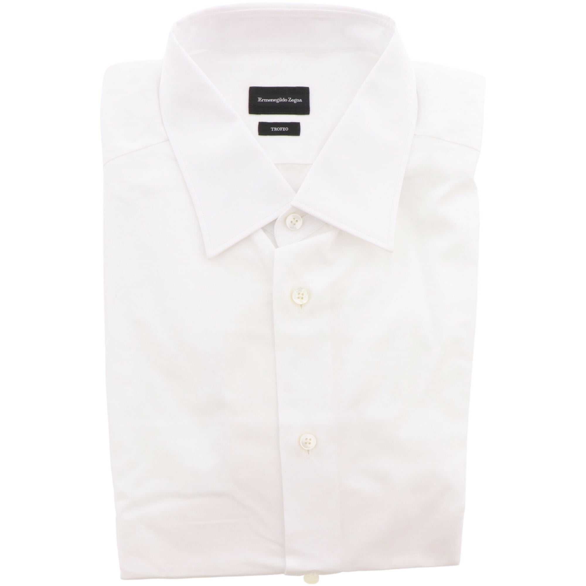 Click here for Ermenegildo Zegna Mens White Trofeo Dress Shirt -... prices